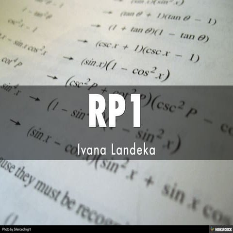 RP1 | PPT