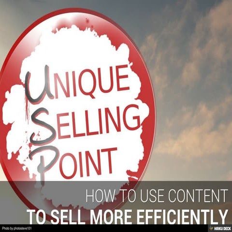 How To Use Content To Sell | PPT