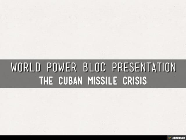 The World Power Bloc Project | PDF