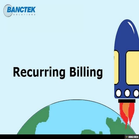 Recurring Billing | PDF