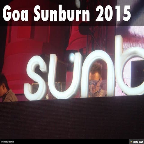 Goa Sunburn 2015 | PDF