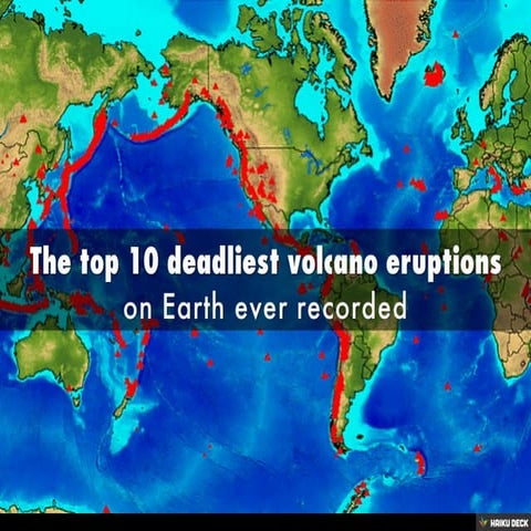The top 10 deadliest volcano eruptions | PDF