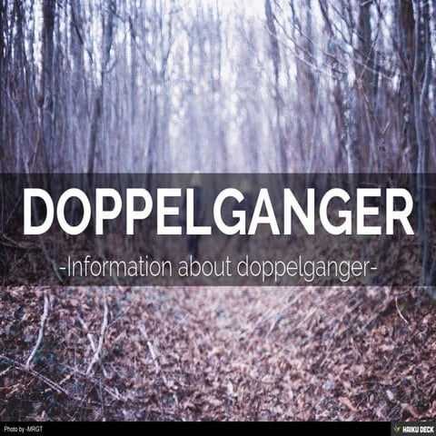 Doppelganger | PDF