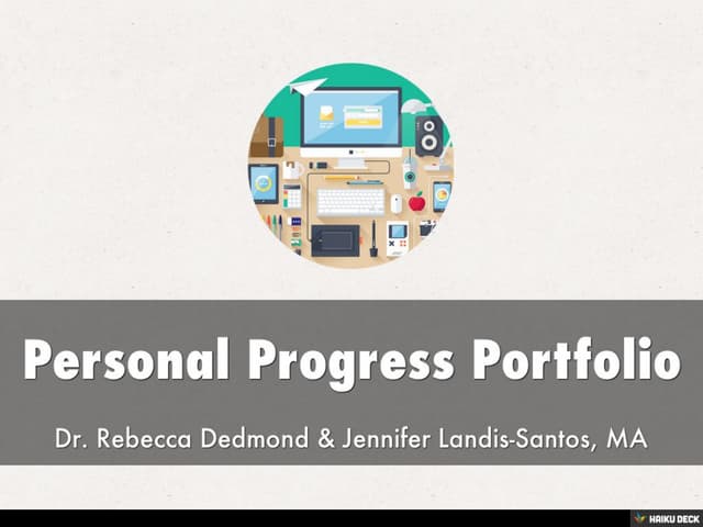 Personal Progress Portfolio Ppt
