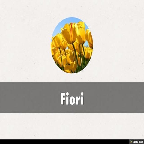Fiori | PDF