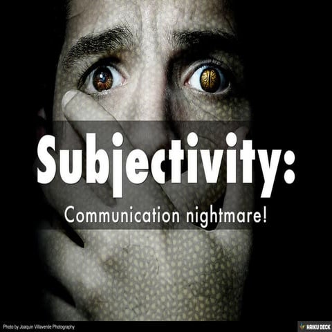 Subjectivity: | PPT