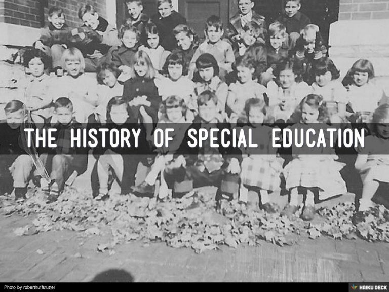 History Of Special Education history-of-special-education