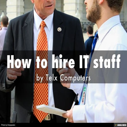 How to hire IT staff | PDF