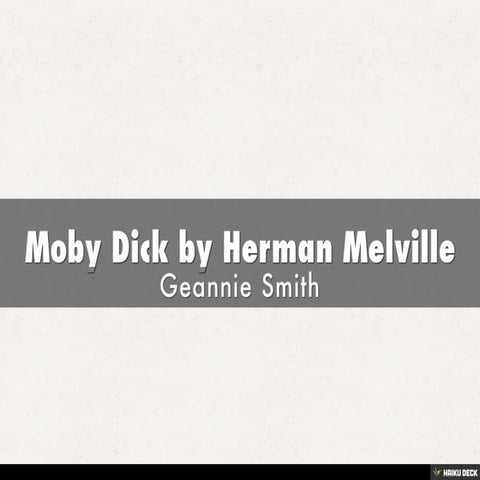 Moby Dick by Herman Melville | PDF