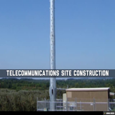 Telecommunication Site Construction | PDF