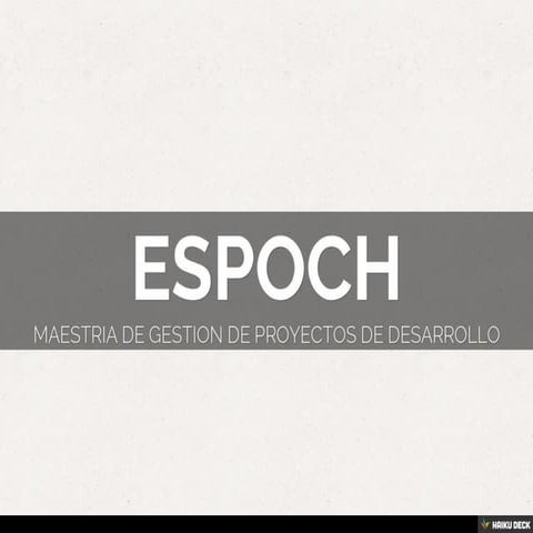 ESPOCH | PDF