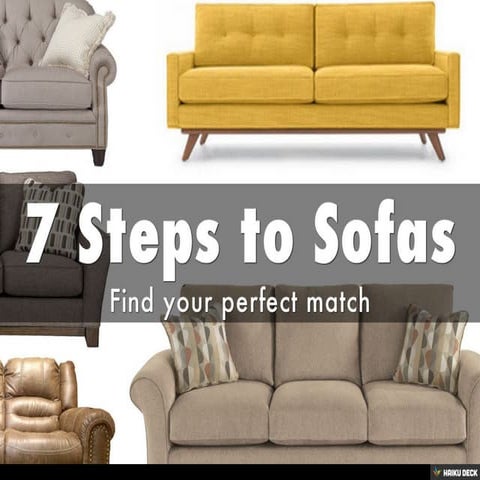 7 Steps to Sofas | PPT