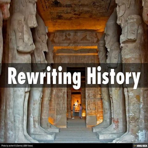 Rewriting History | PPT