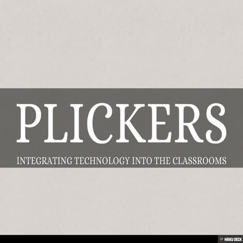 Plickers getting started | PPTX