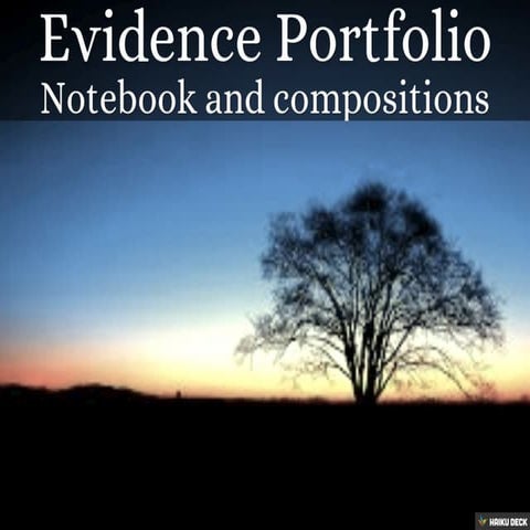 Evidence Portfolio | PDF