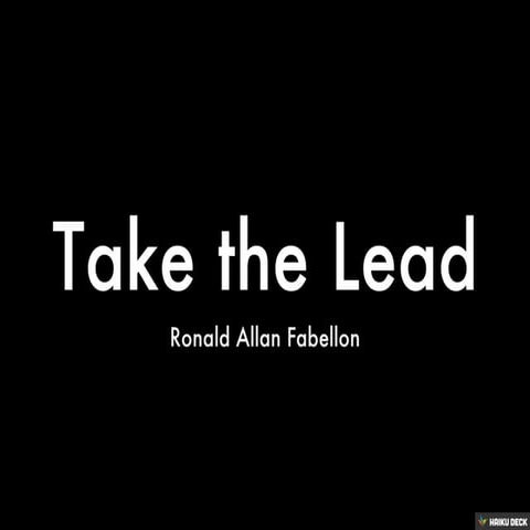 Take the Lead | PPT