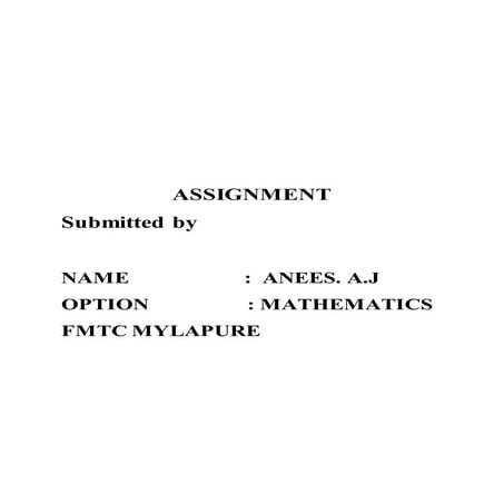 assignment | PDF