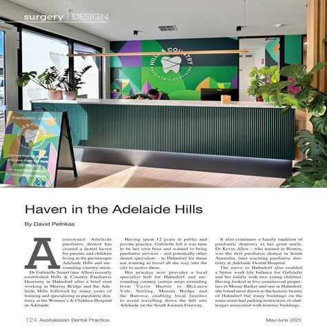 Haven in the Adelaide Hills with A-dec 500 | PDF
