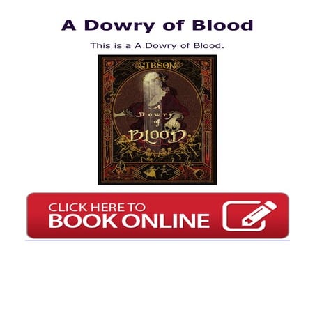 Leggere libri A Dowry of Blood | PDF
