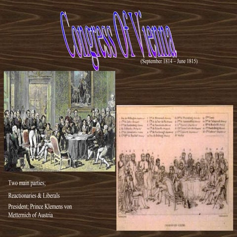 The Congress of Vienna | PPT