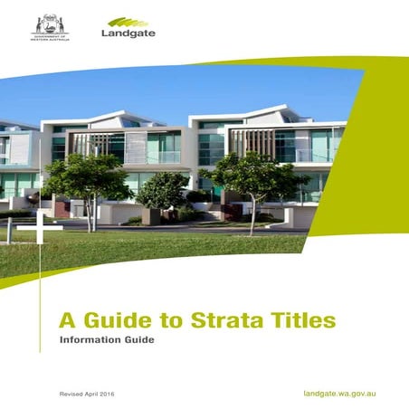 A Guide to Strata Titles in WA | PDF