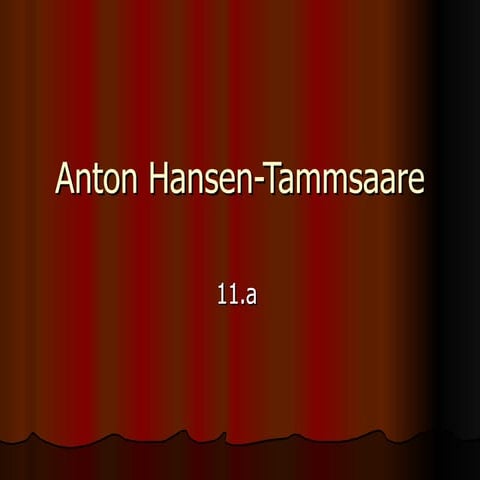 Tammsaare | PPT