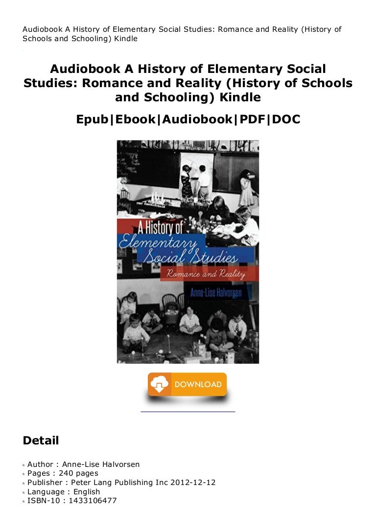 Audiobook A History Of Elementary Social Studies Romance And Reality audiobook-a-history-of-elementary-social-studies-romance-and-reality