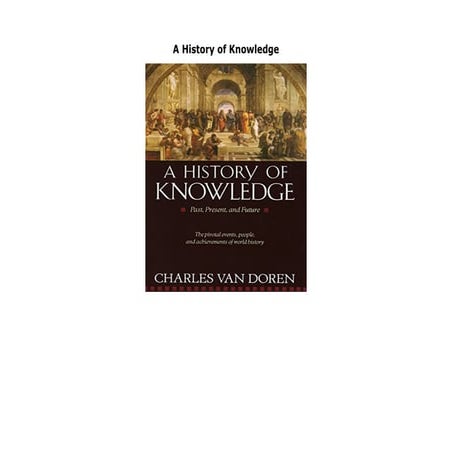 A History of Knowledge | PDF