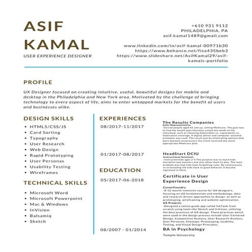Asif Kamal's Resume | PDF
