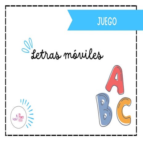 Juego con letras móviles para primer ciclo de primaria | PDF