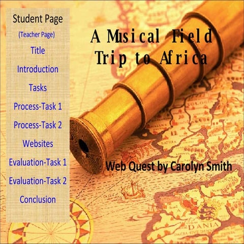 A Musical Field Trip To Africa | PPT