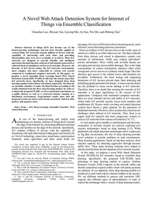 Hyperparameter optimization using custom genetic algorithm for ...