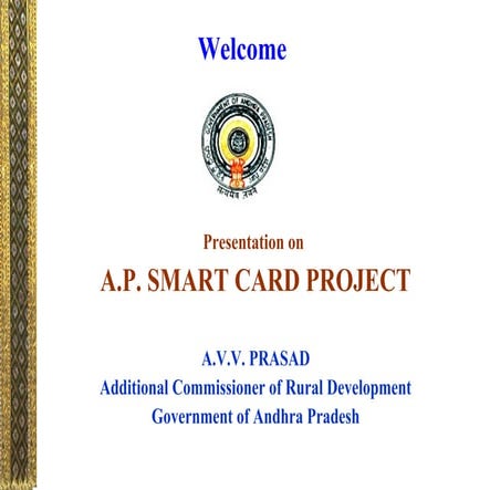 A.p.smart card project april 2013 | PPT