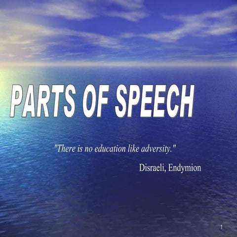 A parts-of-speech | PPT