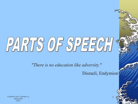 A parts-of-speech | PPT