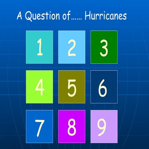 A Question Of Hurricanes | PPT