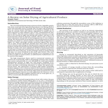 A review-on-solar-drying-of-agricultural-produce- | PDF