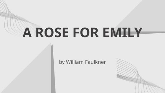 A Rose For Emily Character Analysis | PDF