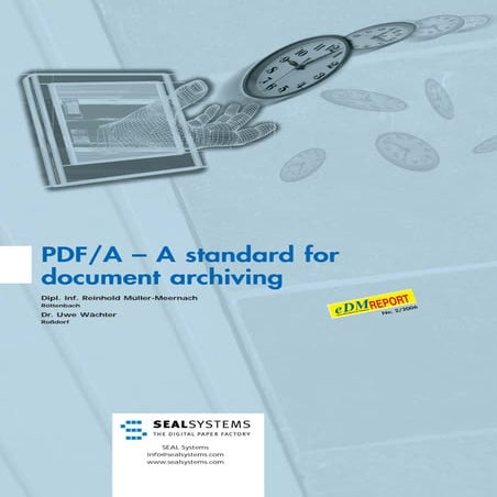 a standard for document archiving | PDF