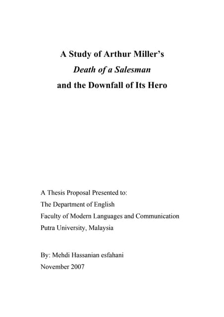 Death of a_salesman_6d2a60 | PPT | Drama | Genres