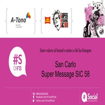 Super Message Sic 58 – San Carlo | PDF