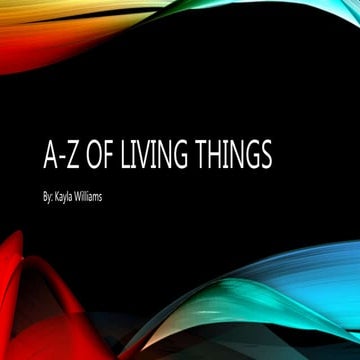 PPT1_B_CB_III_EVS_Living things Grade 3 CBSE | PPTX