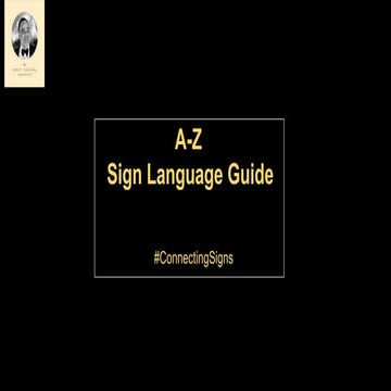 A z indian sign language | PPTX