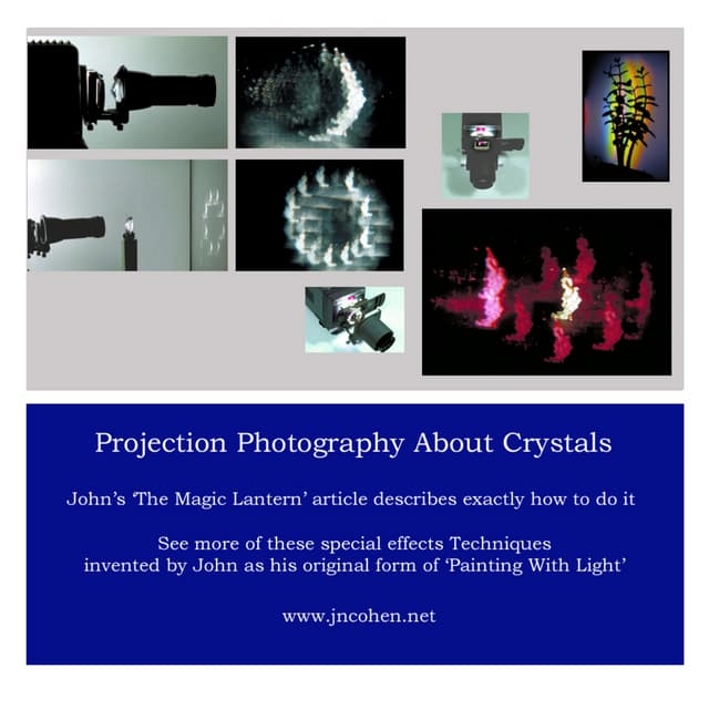 PROJECTION PHOTOGRAPHY & CRYSTALS WITH FILM | PDF