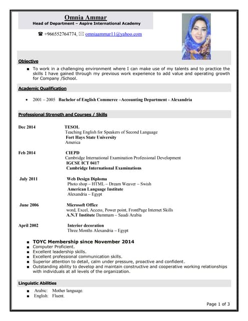 ahmed osman Cv | PDF