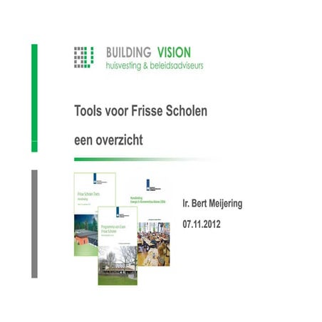 Presentatie tools voor frisse scholen - een overzicht | PDF