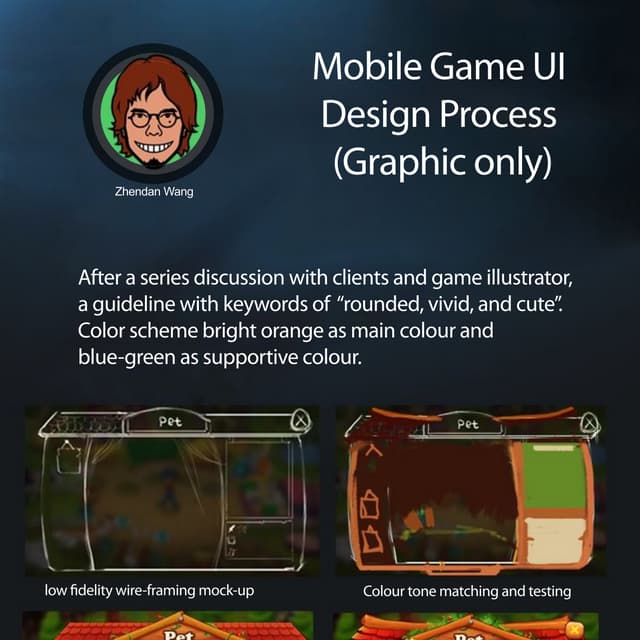 Animal - Cute Game UX-UI designing case | PDF
