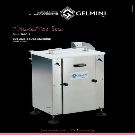 CUT AND GOUGE MACHINE MOD. DAG-1 | PDF