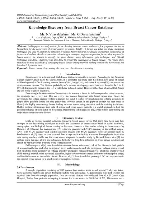 OVARIAN CANCER & NULLIPARITY | PDF | Infertility | Reproductive Health