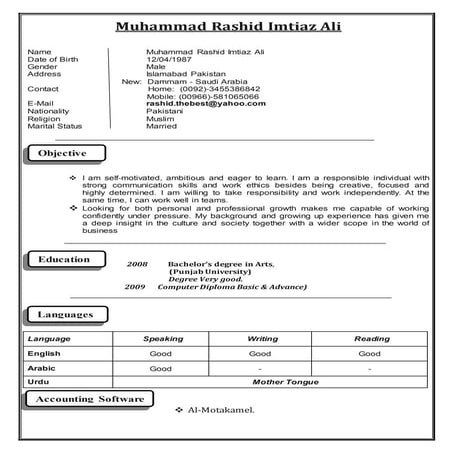 RASHID RESUME | DOCX